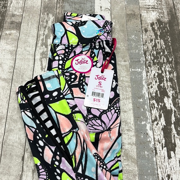 Justice | Bottoms | New Girls Justice Leggings With Tech Pocket | Poshmark